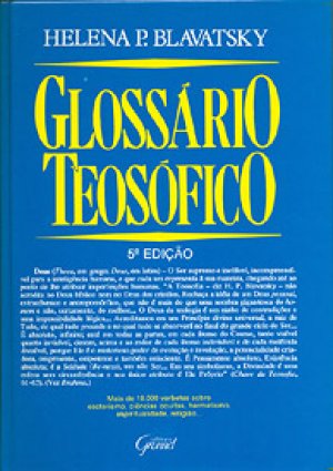 Glossário Teosófico - Helena Blavatsky