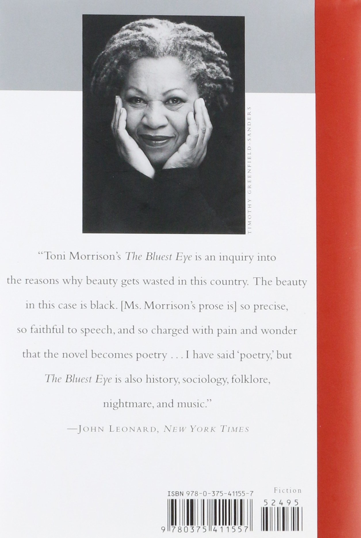 The Bluest Eye - Toni Morrison